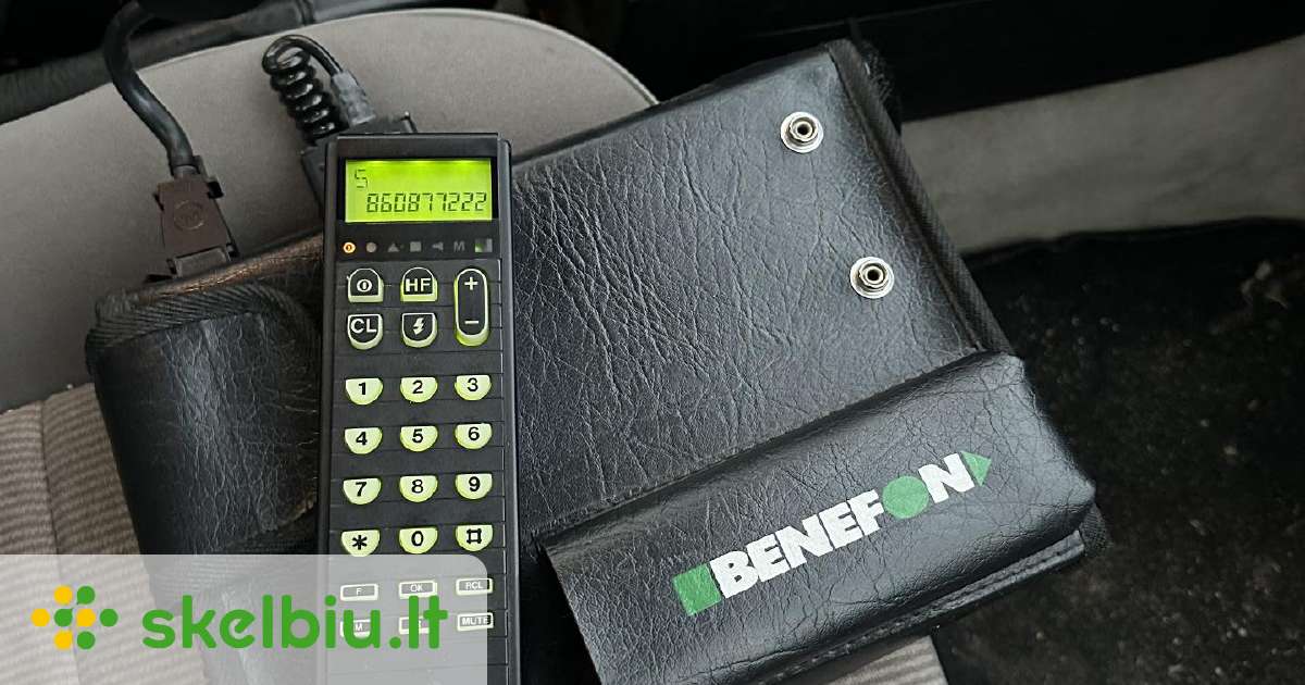 Benefon Tdm-10-n rimtu bahuru telefonas - Skelbiu.lt