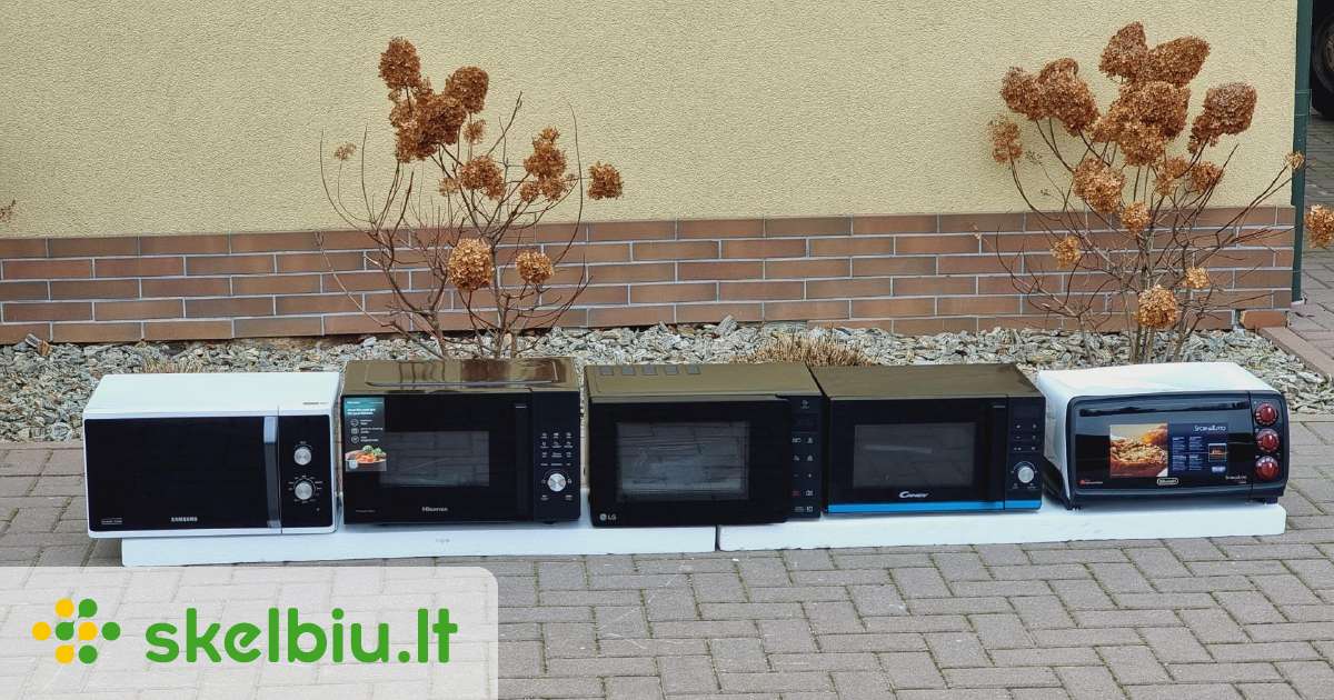 Naujas mikrobangės , el, pečiukai + garantija - Skelbiu.lt