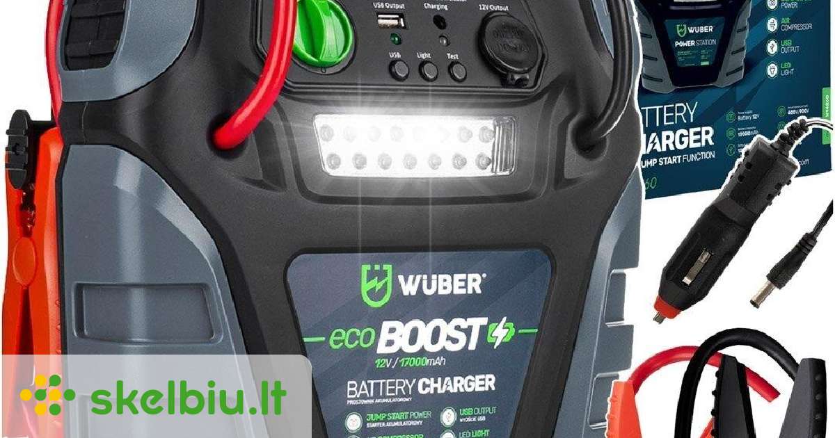 Mobilūs akumuliatorių paleidėjai-pakrovėjai - Skelbiu.lt