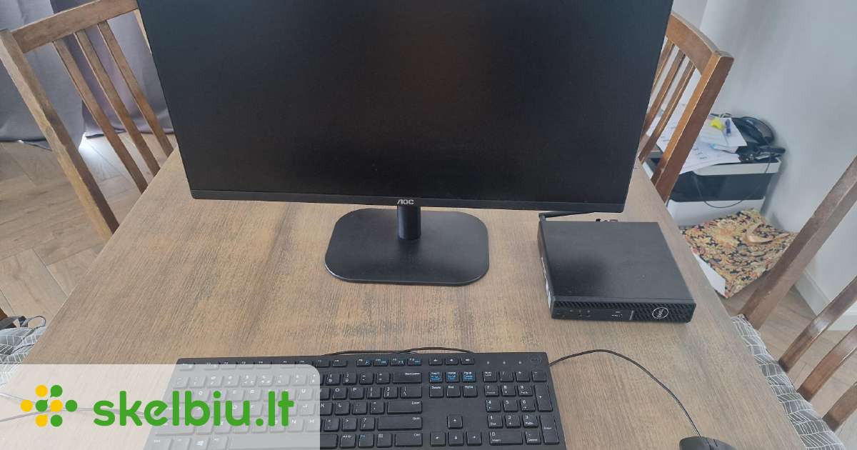 Stacionarus kompiuteris Dell Optiplex+ Monitorius - Skelbiu.lt
