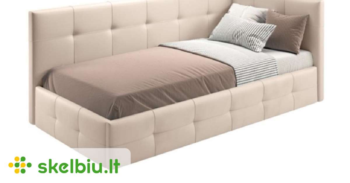 Viengulė lova su patalynės dėže - Skelbiu.lt