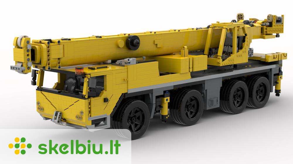 Lego Moc - Liebherr Ltm 1090-4.2 mobilus kranas - Skelbiu.lt