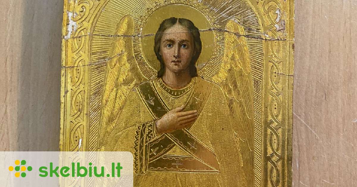 Paauksuota sena rusiška ikona - Skelbiu.lt