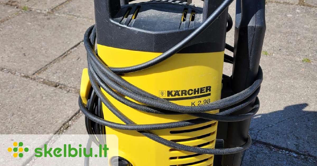 Parduodu karcher aukšto slėgio plovykla K 2.98 - Skelbiu.lt