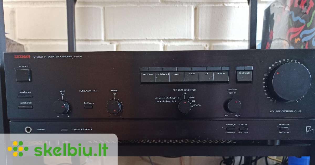 Parduodamas Luxman Lv-101 integruotas stiprintuvas - Skelbiu.lt