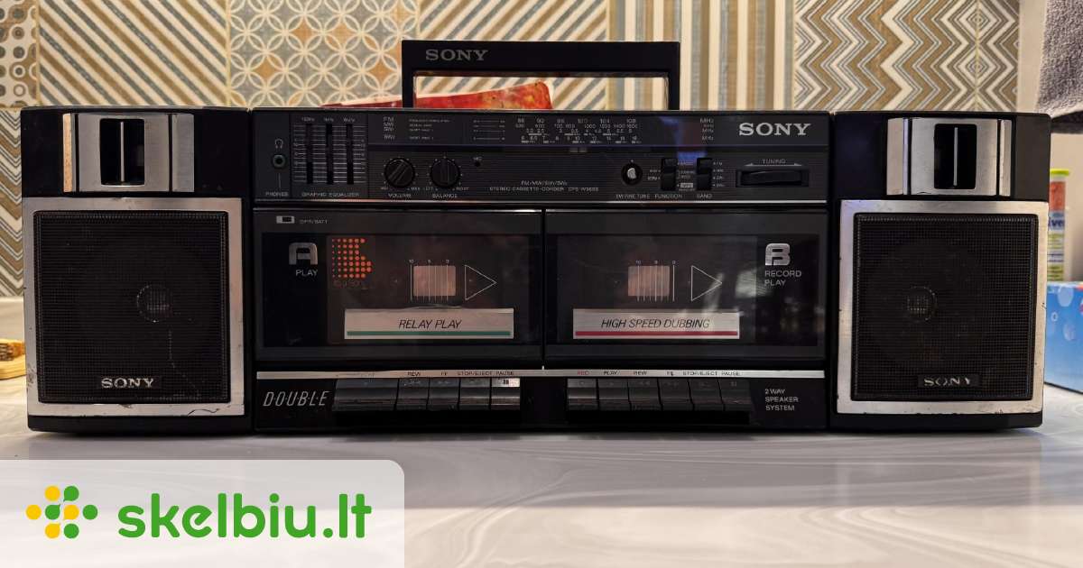 Magnetola Sony - Skelbiu.lt