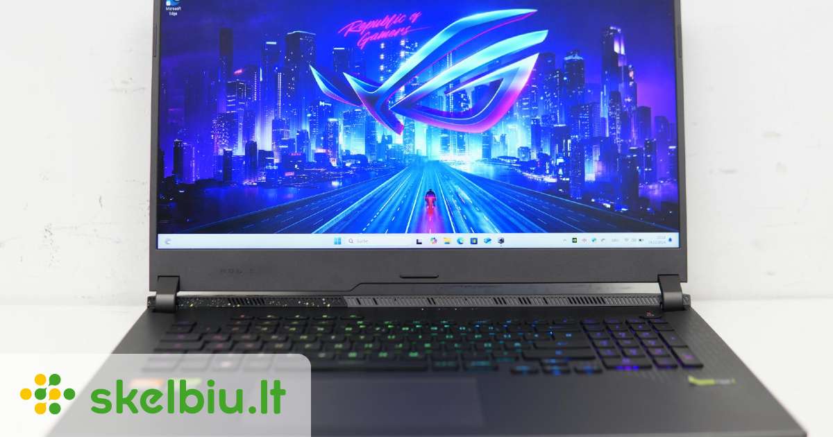 Asus Rog Strix G17 **Rtx 4060 garantija** - Skelbiu.lt