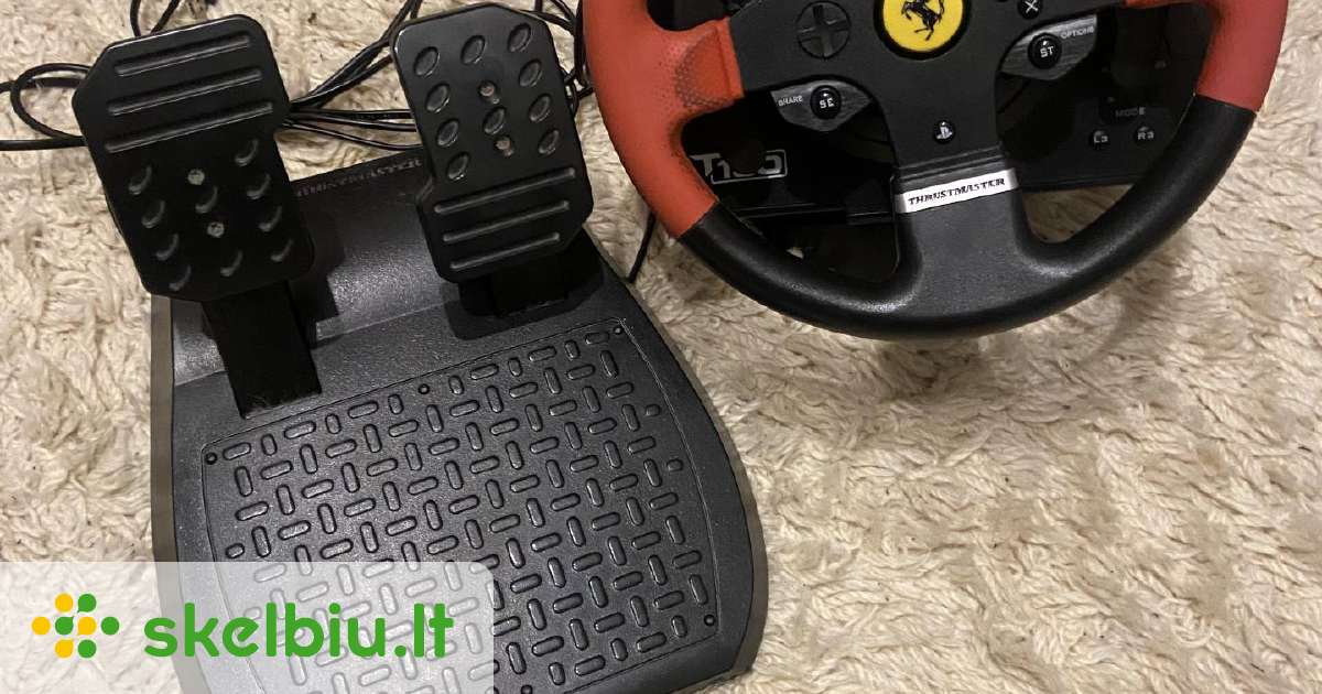 Thrustmaster T150 Ferrari steering wheel vairas - Skelbiu.lt