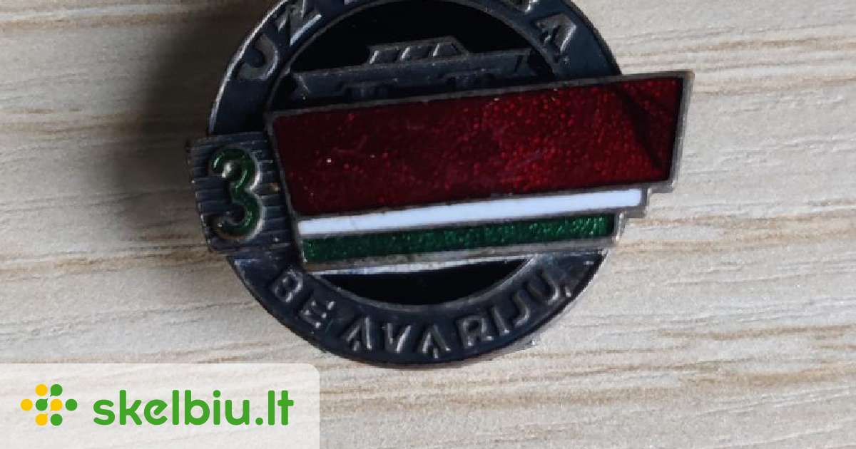 Ženkliukas"už darbą be avarijų" - Skelbiu.lt