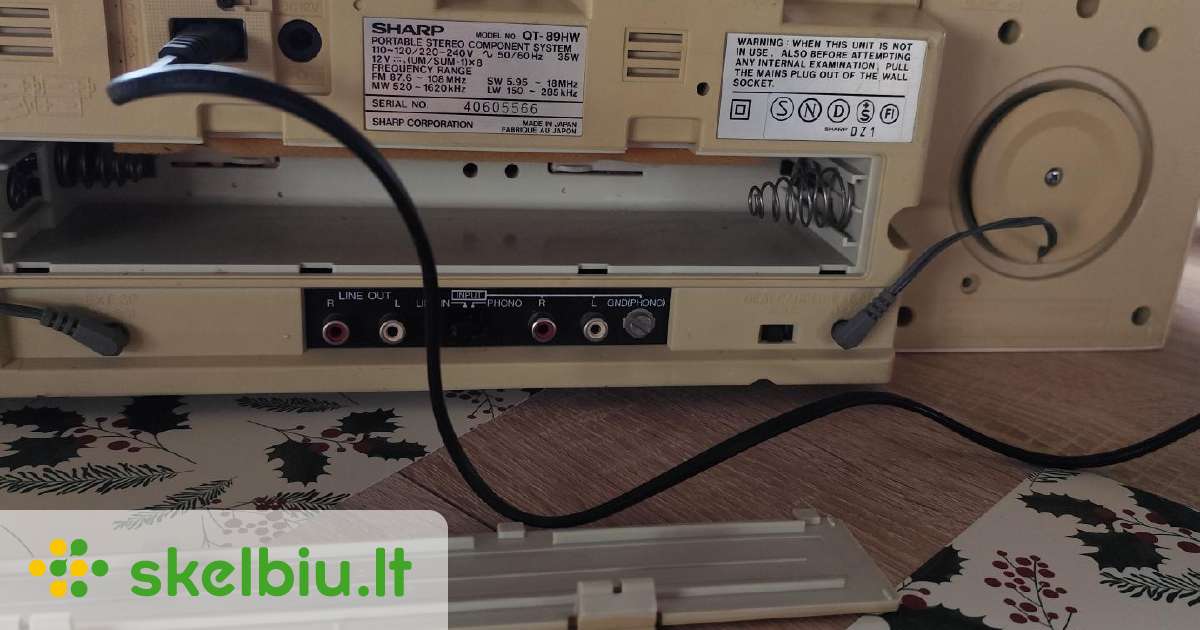 Sharp Qt89 Baltas. - Skelbiu.lt