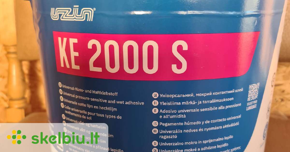 Uzin s2000 klijai pvc grindu dangai. - Skelbiu.lt