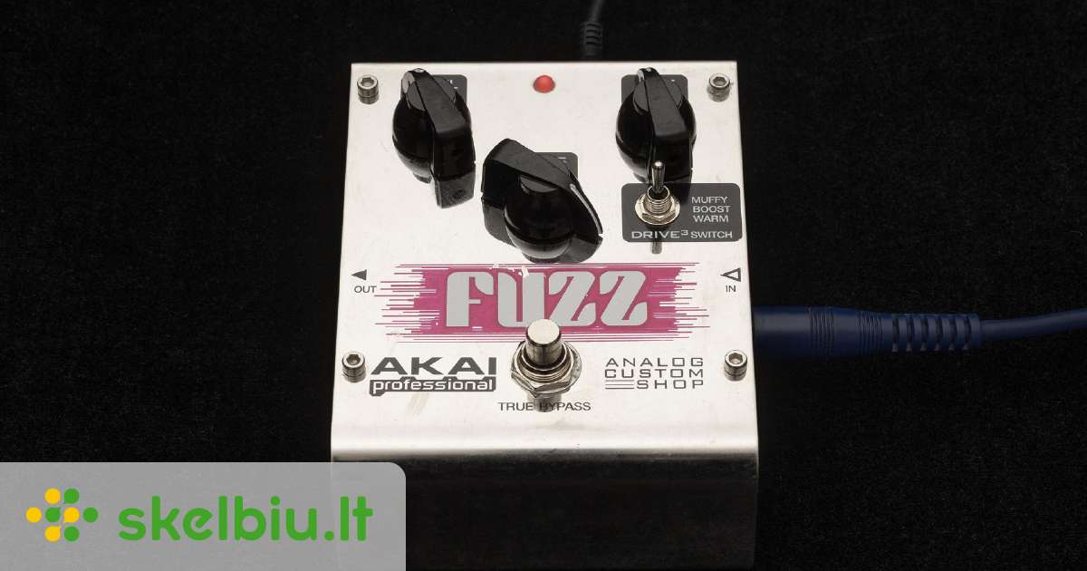 Akai fuzz gitaros pedalas - Skelbiu.lt
