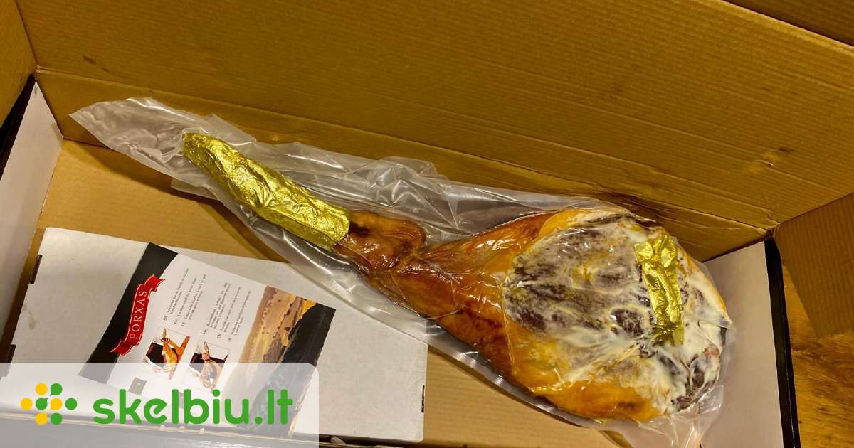 Jamon Serrano - 12 mėn. vytintas kumpis su kaulu - Skelbiu.lt
