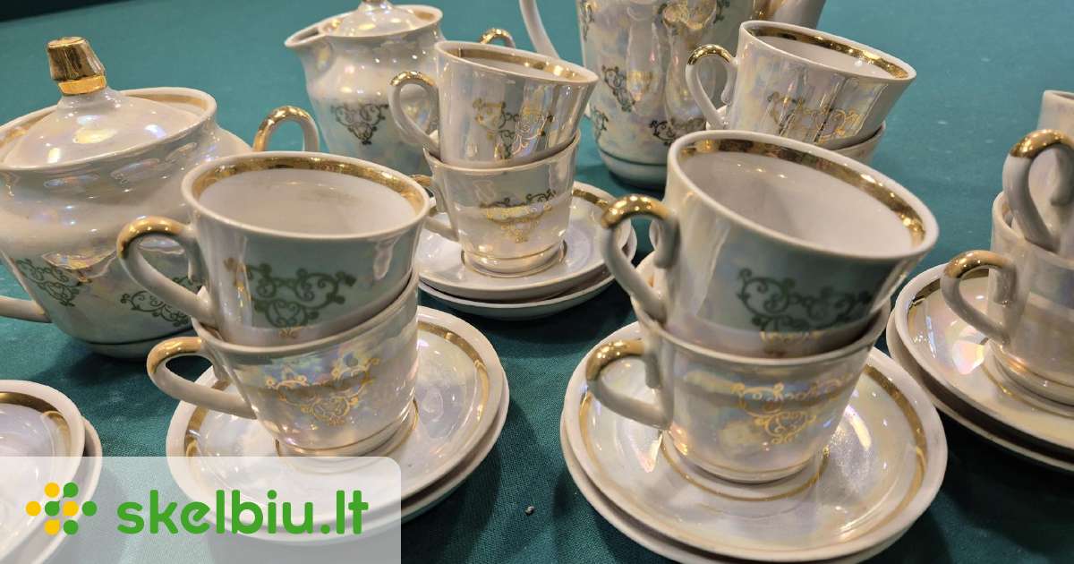 Kavos servyzas 12 asmenų - Skelbiu.lt