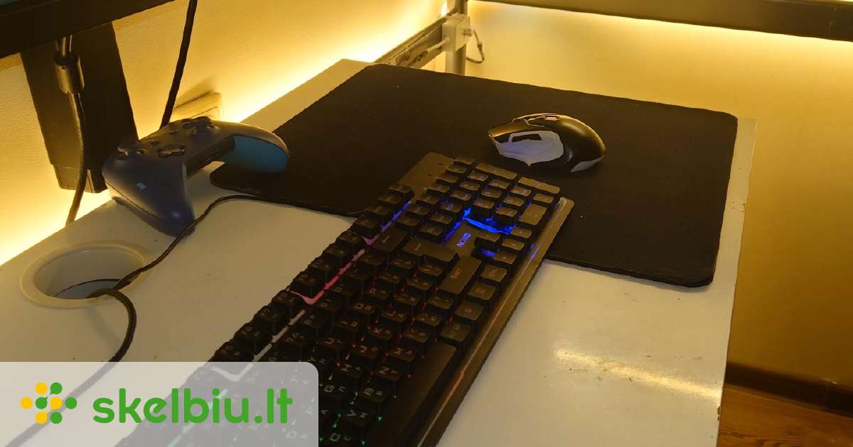 Gaming Klaviatūra + pelytė combo - Skelbiu.lt
