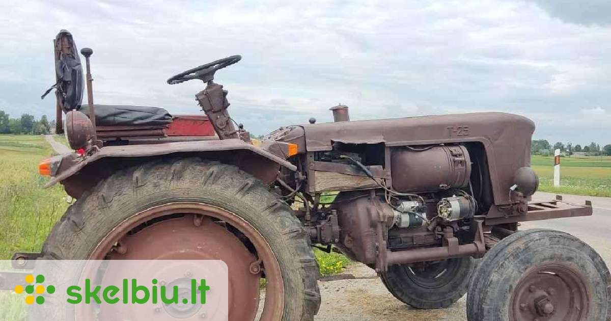 T25 traktorius su dokumentais - Skelbiu.lt
