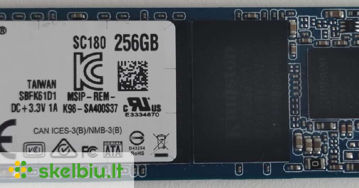 SSD diskas 256gb - Skelbiu.lt