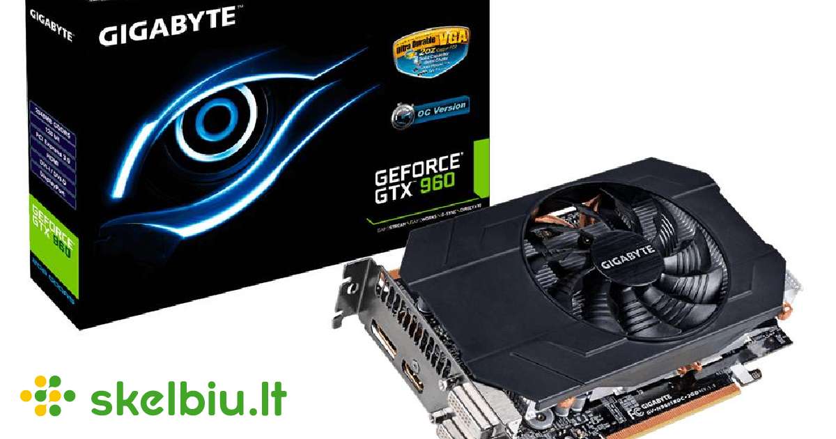 Gygabyte Gtx 960 2gb - Skelbiu.lt