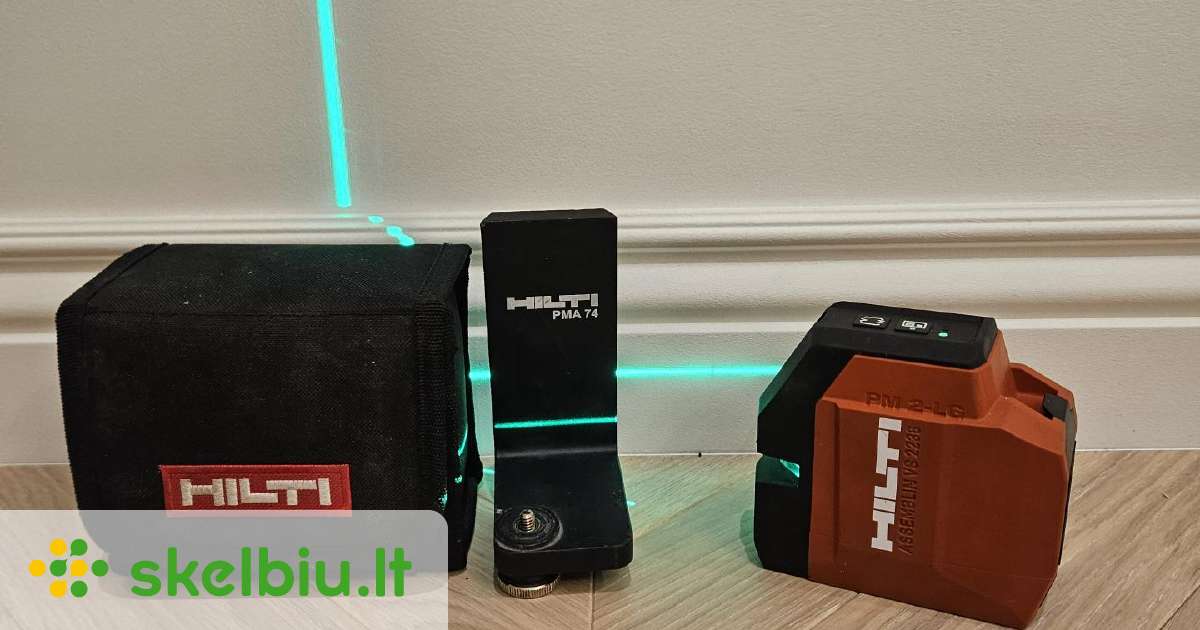 Hilti linijinis lazeris - Skelbiu.lt