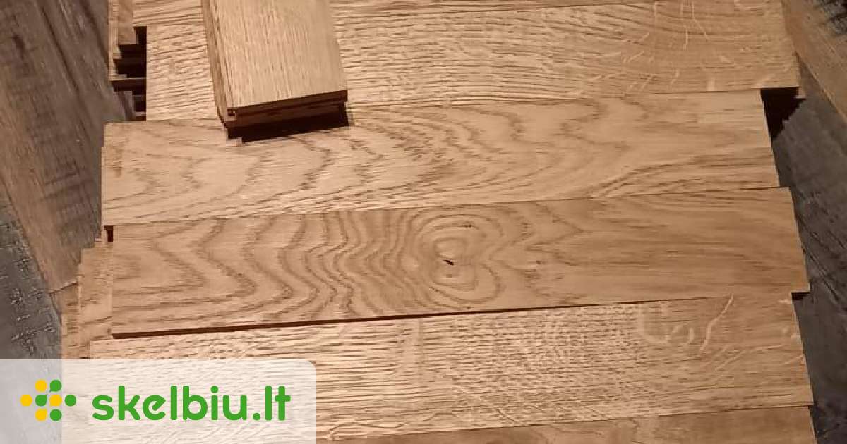Ąžuolo masyvo naujas parketas ir klijai - Skelbiu.lt