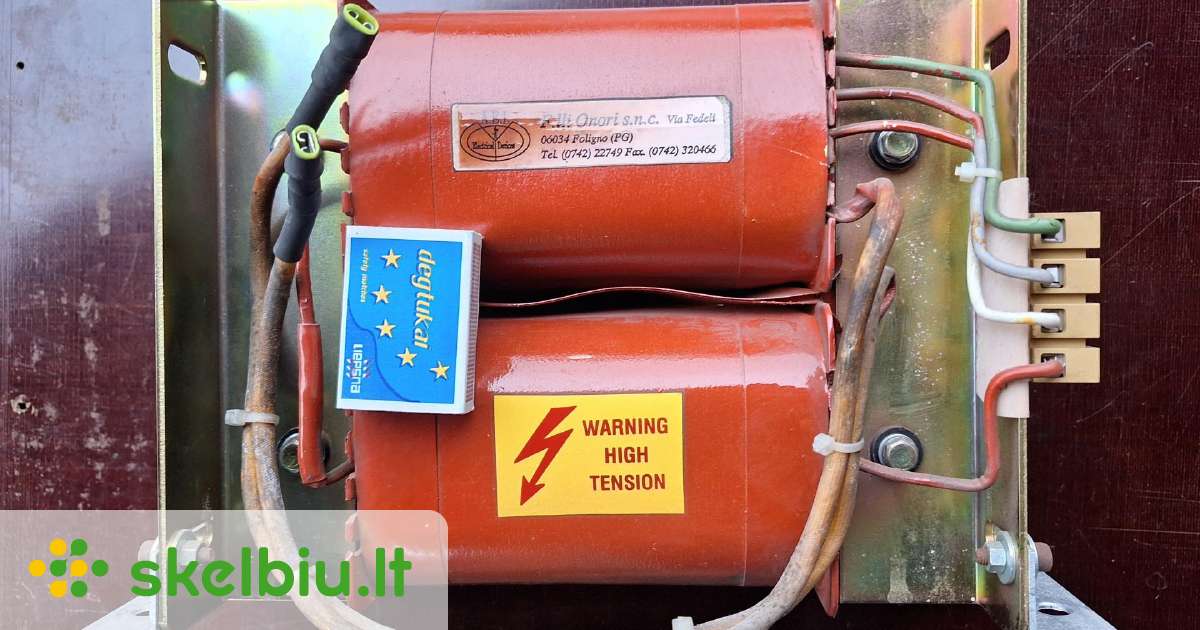 Aukštos įtampos transformatorius - Skelbiu.lt