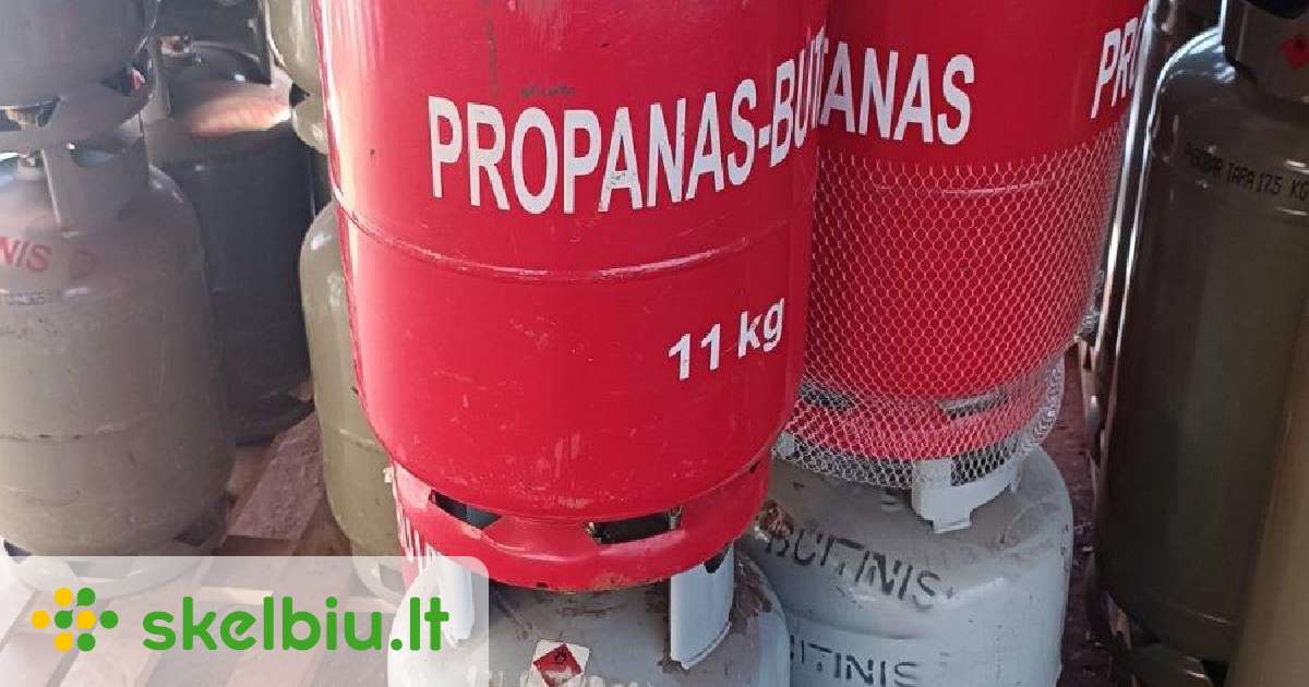 Parduodami 11kg.(27l.) buitiniai dujų balionai - Skelbiu.lt