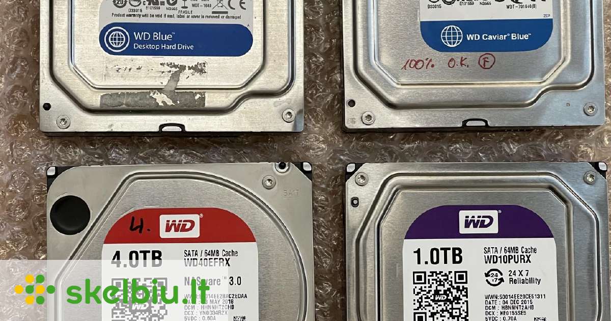 3.5" 320gb-4tb HDD diskai su garantija - Skelbiu.lt