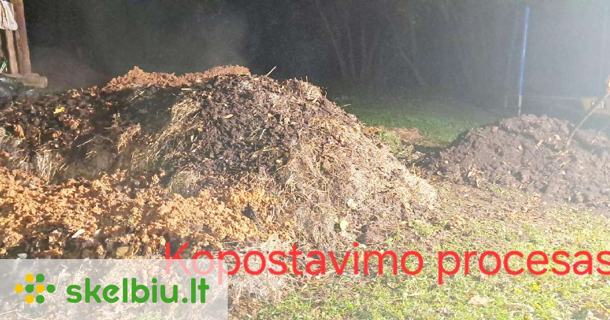 Arklio mėšlo kompostas su Kalifornijos sliekais - Skelbiu.lt