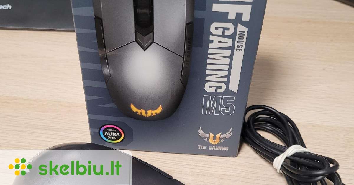 Asus M5 Tuf Gaming Pele - Skelbiu.lt