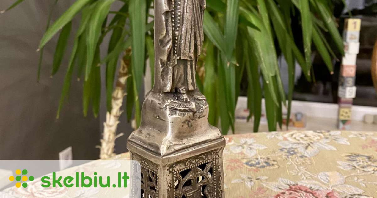 Antikvarinė Marijos statula - žvakidė - Skelbiu.lt