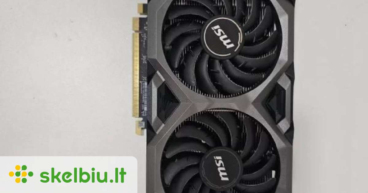 Vaizdo plokštė Msi Radeon Rx 5600 XT Mech Oc 6gb - Skelbiu.lt