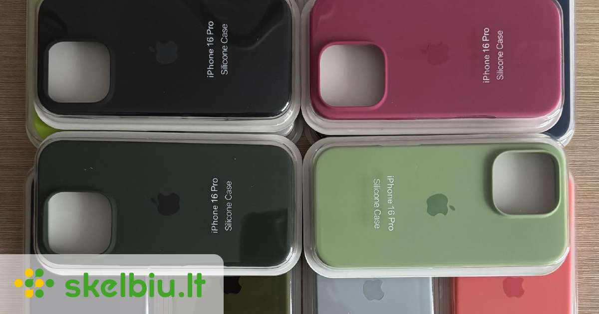 iPhone 16, 16 pro, 16 pro max dėkliukai - Skelbiu.lt