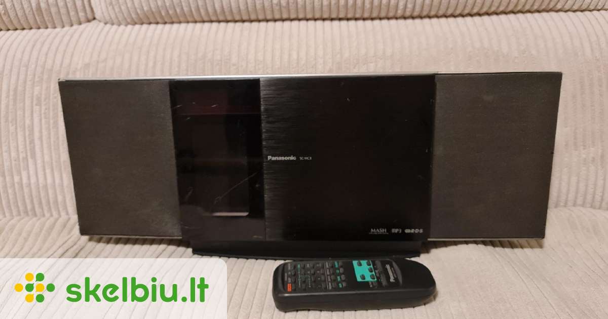 Mini audio centriukas panasonic Sc -Hc3 - Skelbiu.lt