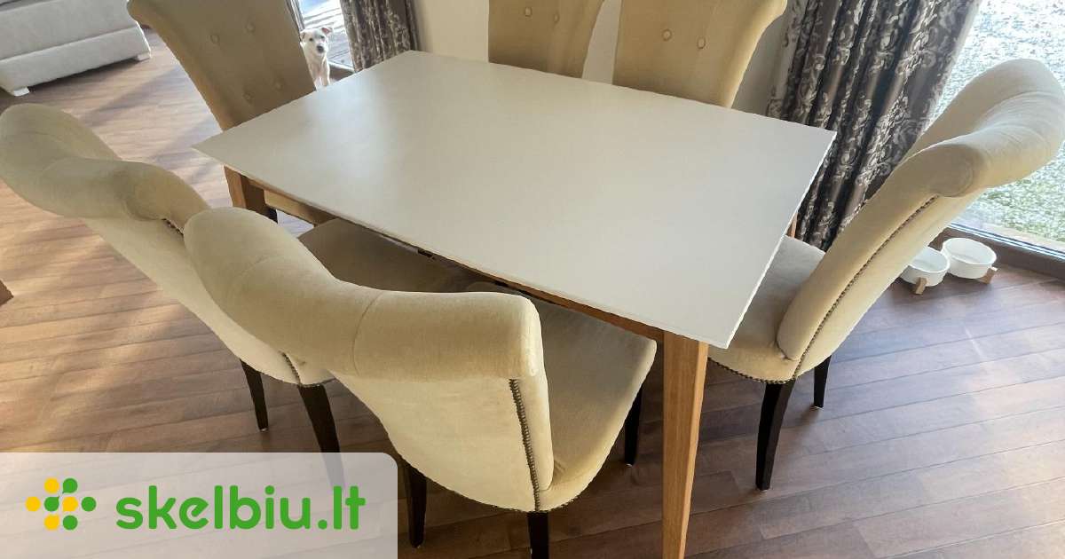 Ąžuolinis stalas - Skelbiu.lt