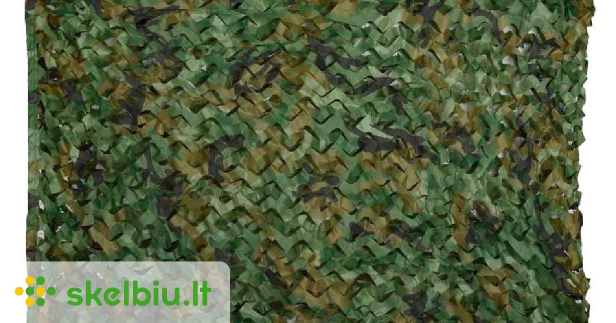 Kamufliažinis tinklas 4x5 m - Skelbiu.lt