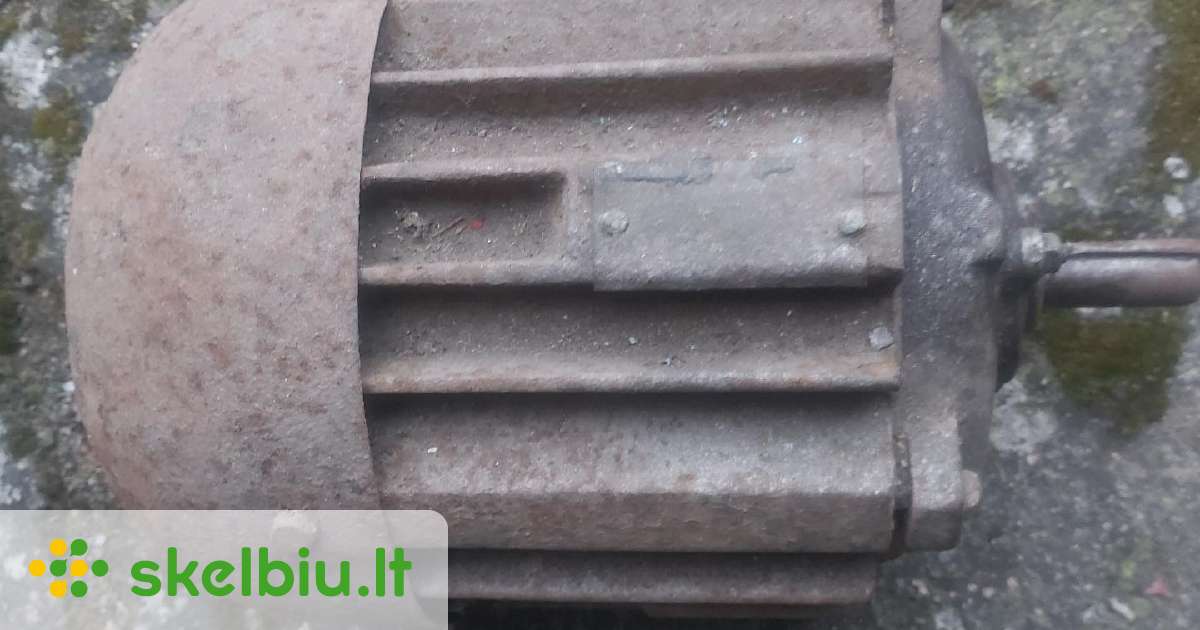 Rusiškas trifazis 1 kw el. variklis - Skelbiu.lt