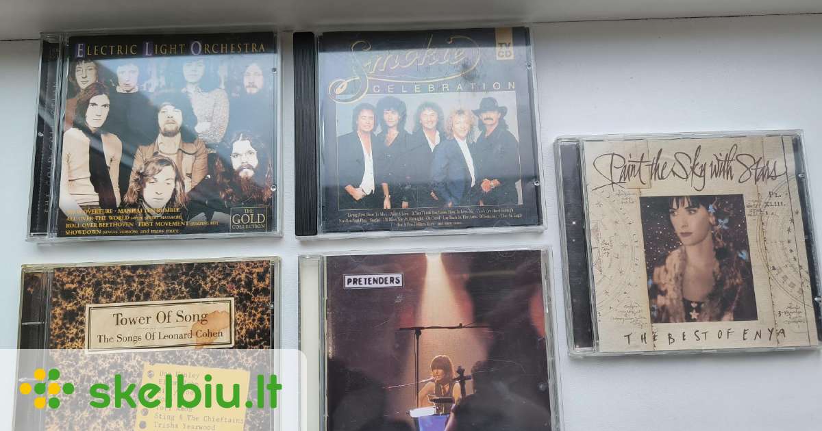 Keletas CD. Elo,cohen, Enya, Pretenders Creedence, - Skelbiu.lt