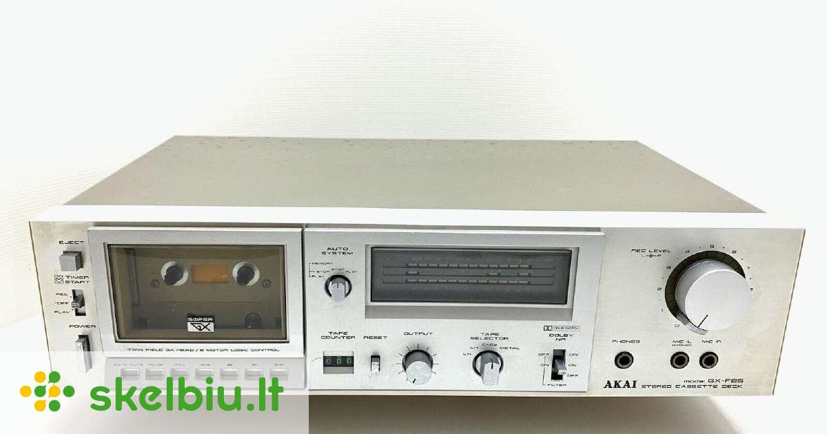 Kasetinis magnetofonas Akai GX F-25 - Skelbiu.lt