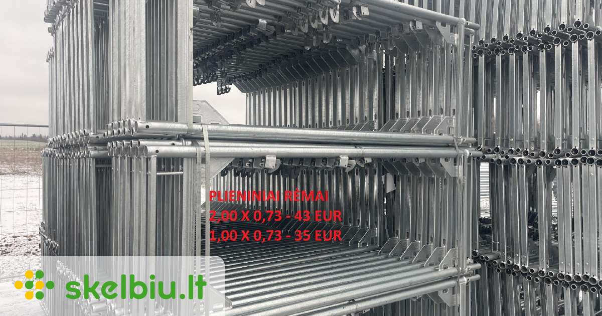 Fasadiniai ir Moduliniai pastoliai Pardavimas - Skelbiu.lt