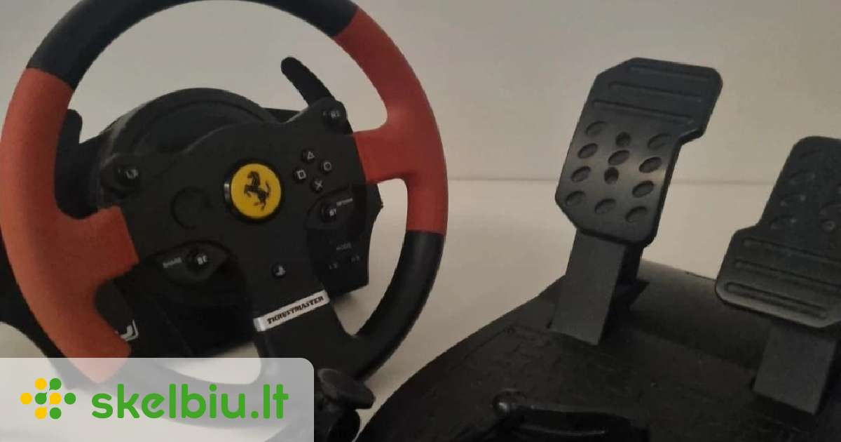 Thrustmaster t150 ferrari edition vairas - Skelbiu.lt