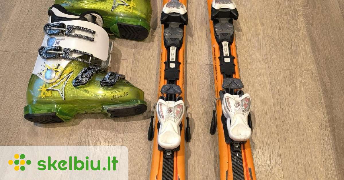 Kalnų slidės, batai, šalmas - Skelbiu.lt