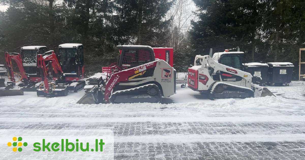 Vikšrinis krautuvas, laikinos tvoros,ekskavatoriai - Skelbiu.lt