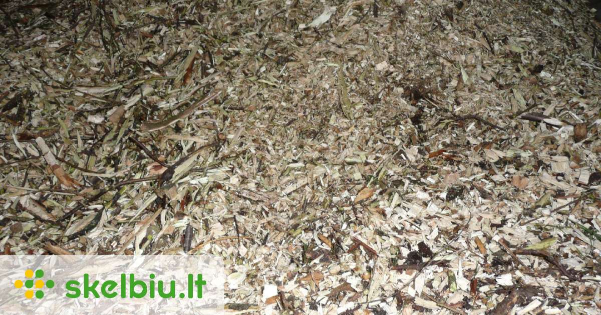 Čipsai, smulkinta mediena, skiedros, mulčas - Skelbiu.lt