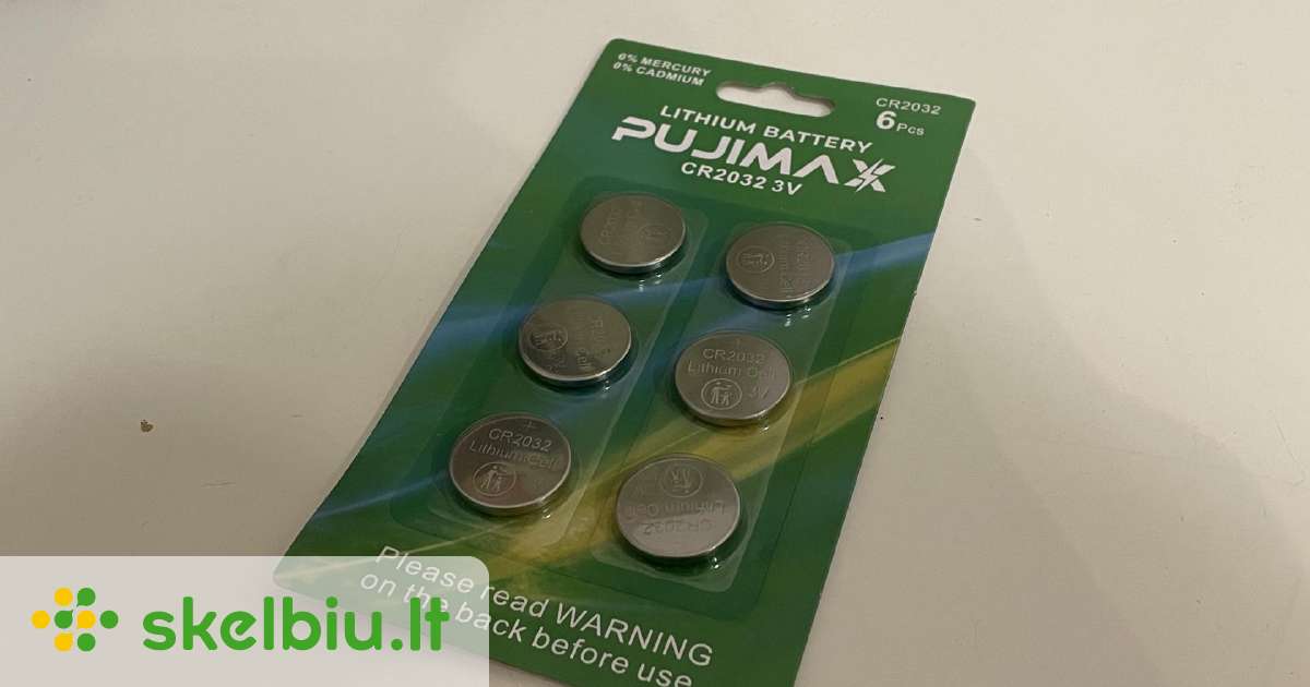 baterijos cr2032 skelbimai - Skelbiu.lt