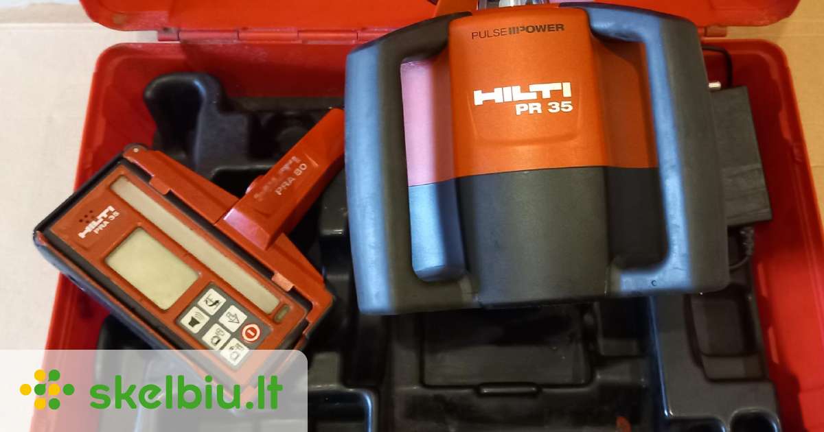 Hilti Pr35 Lauko Rotacinis Lazerinis Nively Pr 35 - Skelbiu.lt