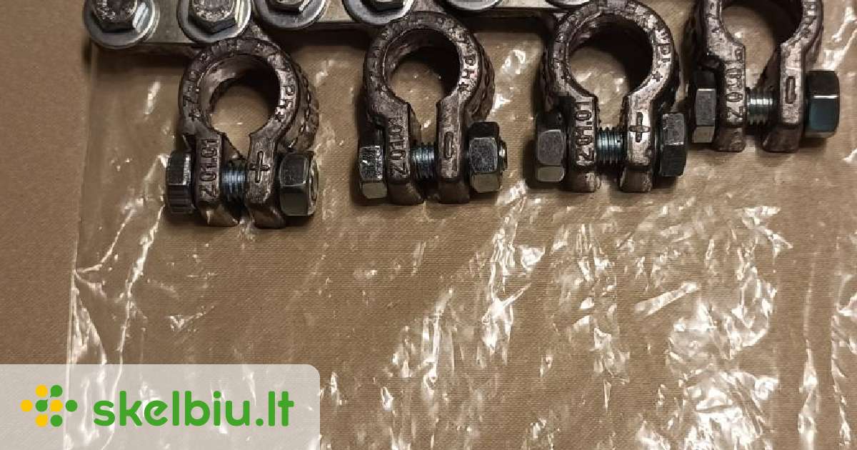Akumuliatoriaus švininės jungtys - Skelbiu.lt