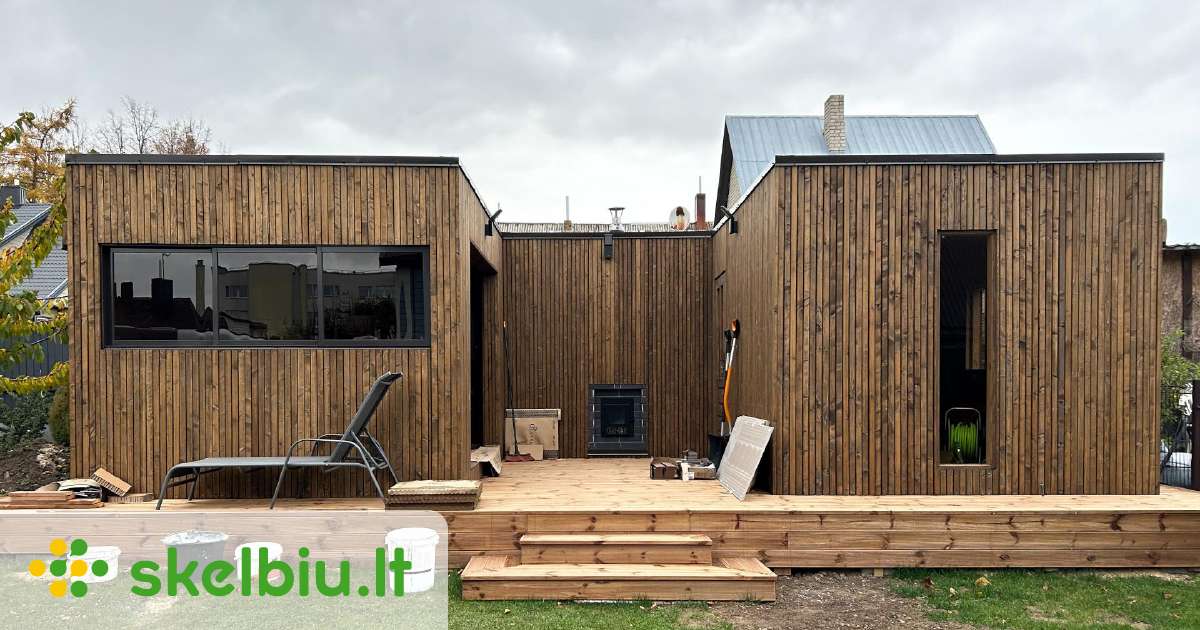 Modulinė pirtis 42,25m2 - Skelbiu.lt