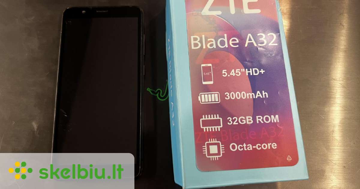 Zte Blade A32 Dualsim Android 11 32gb tik 10eur - Skelbiu.lt