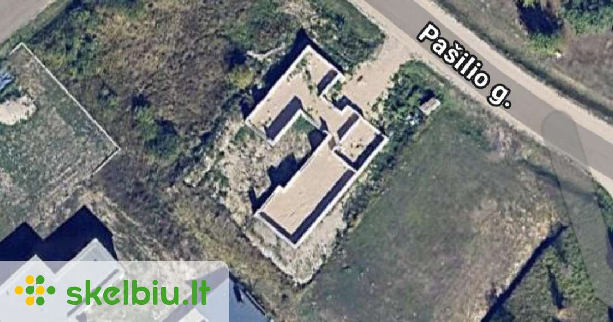 Parduodamas sklypas su pamatais - Skelbiu.lt