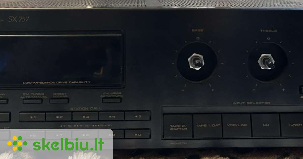 Pioneer Sx-757 Stiprintuvas - Skelbiu.lt